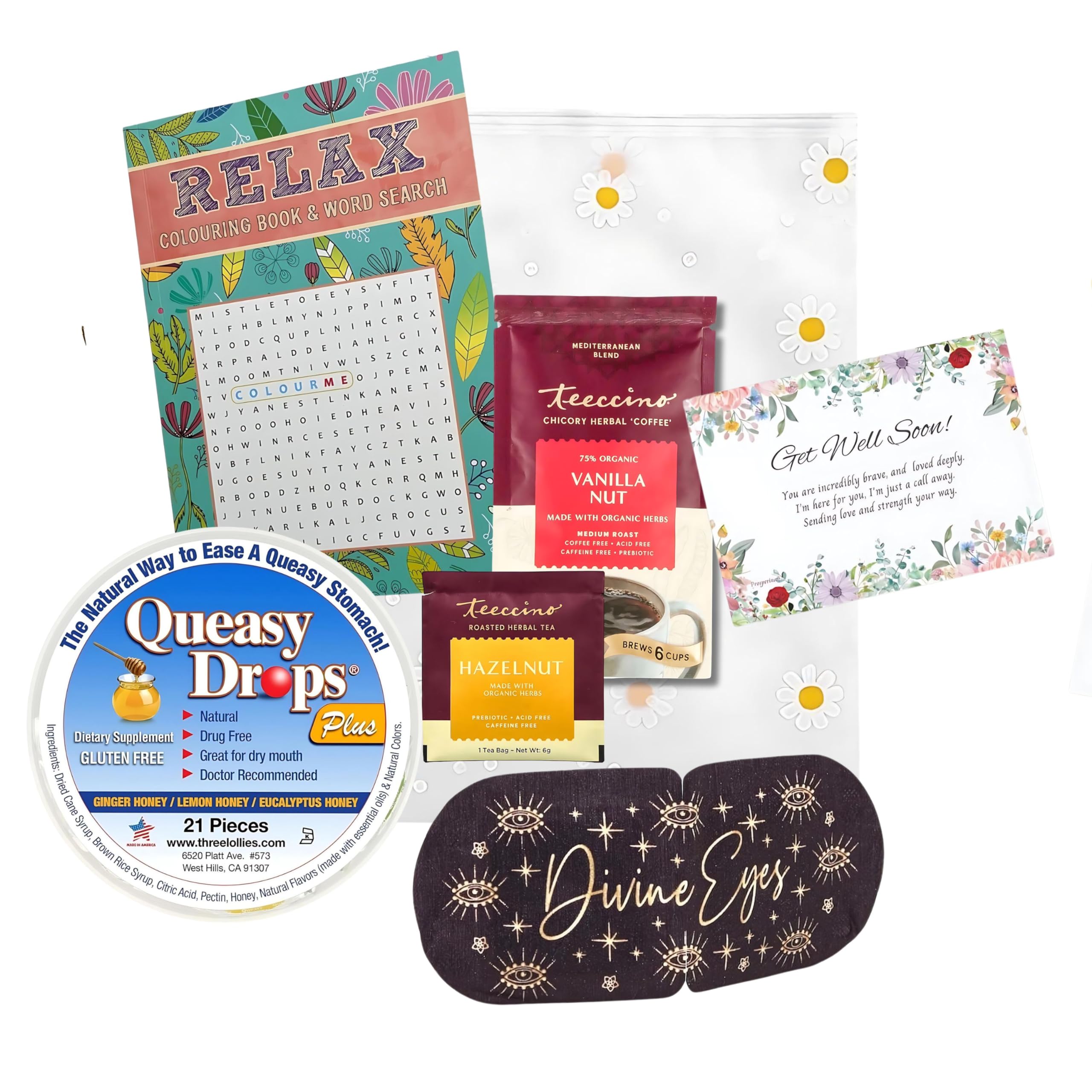 Prosperina Cancer Care Bundle: Queasy Drops for nausea, Teeccino, Rela ...